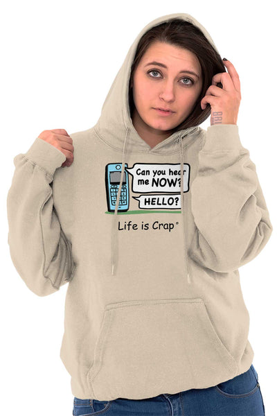 No Service Funny Hoodie | Life Is Crap